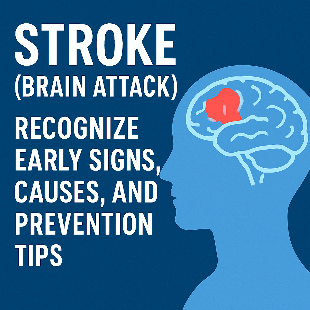 Stroke (Brain Attack): Recognize Early Signs, Causes, And Prevention ...